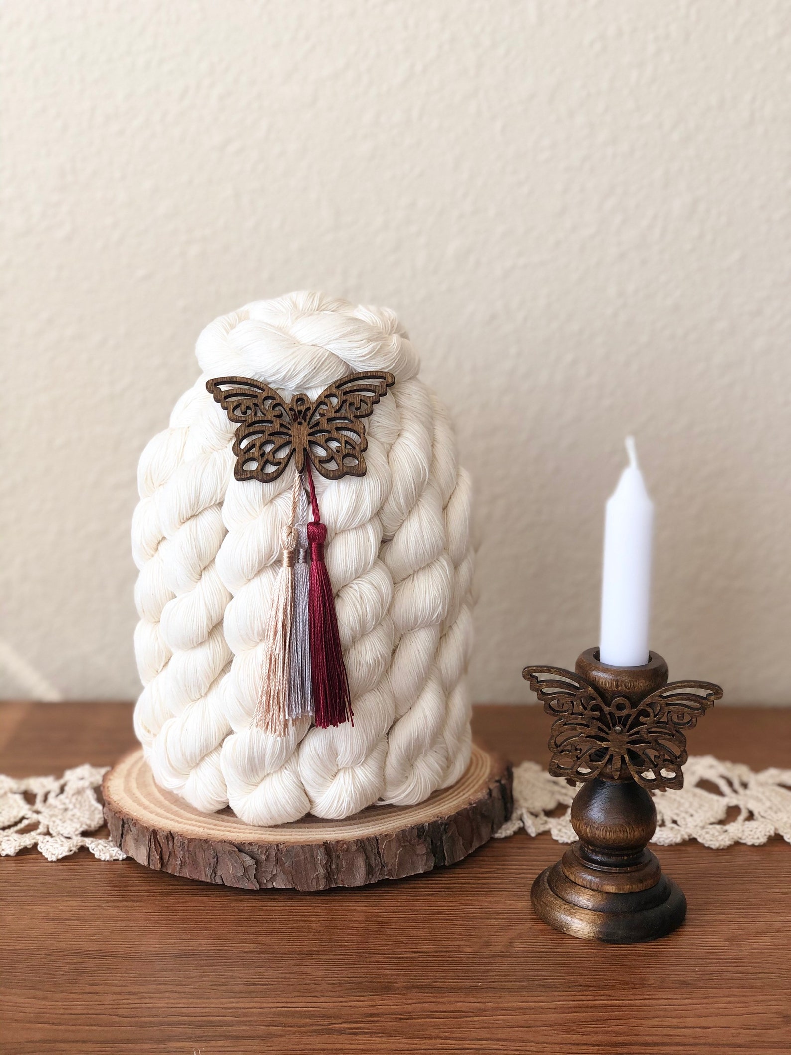 Type4 Tall Yarn Thread Cake for Dohl/100day | Etsy