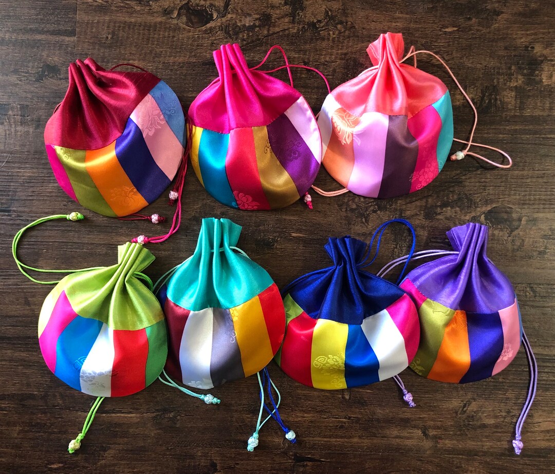 Korea Traditional Lucky Pouch for Hanbok Dohl/100days Party - Etsy