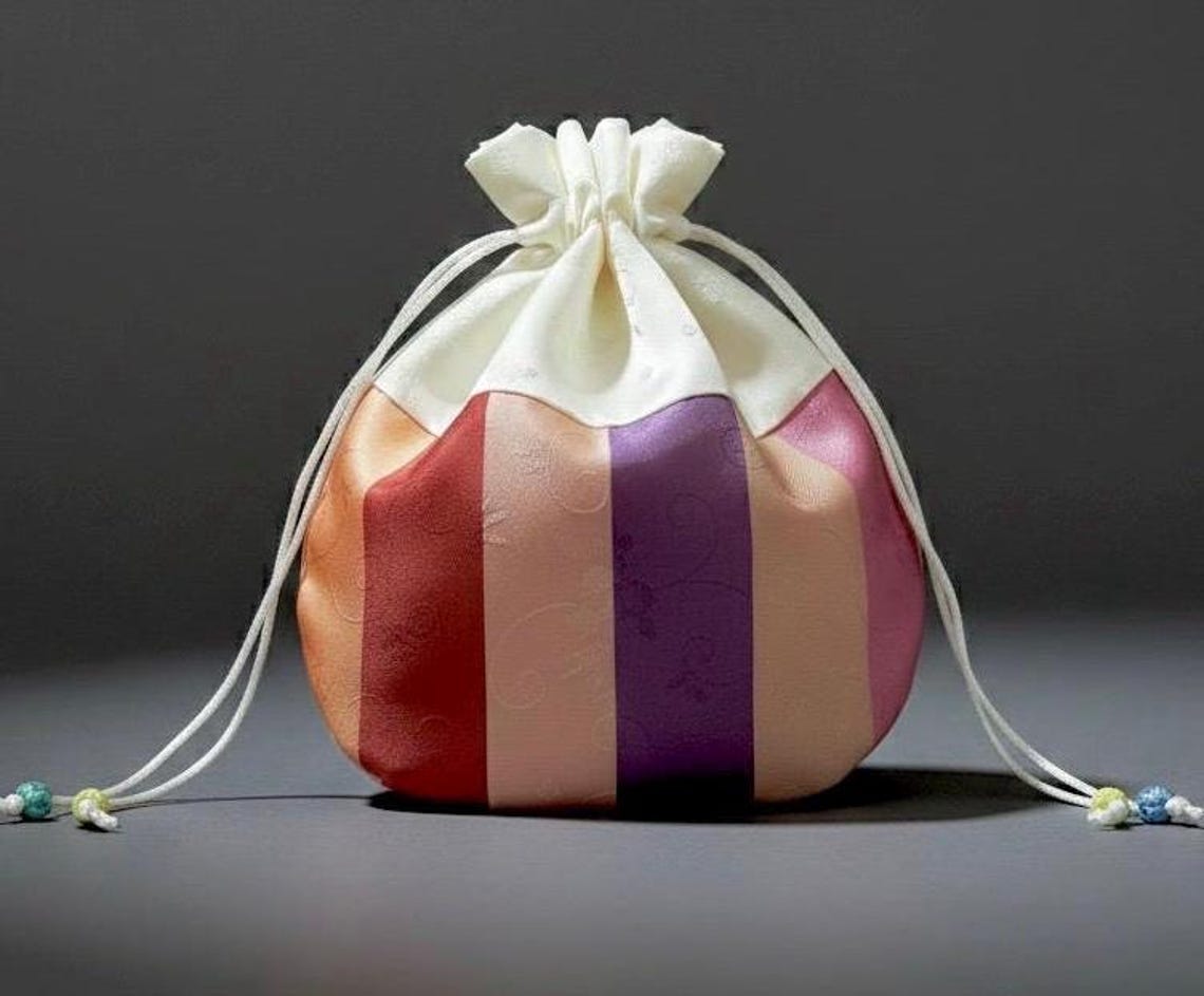 Korea Traditional Lucky Pouch for Hanbok, Dohl/100days Party - Etsy