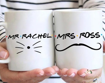 Mr and Mrs Mug Set - Etsy