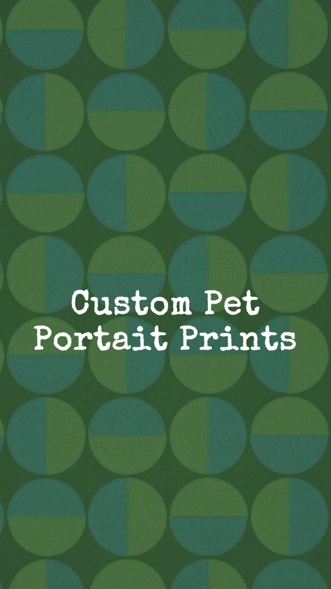 Custom Pet Portait PRINT - Etsy