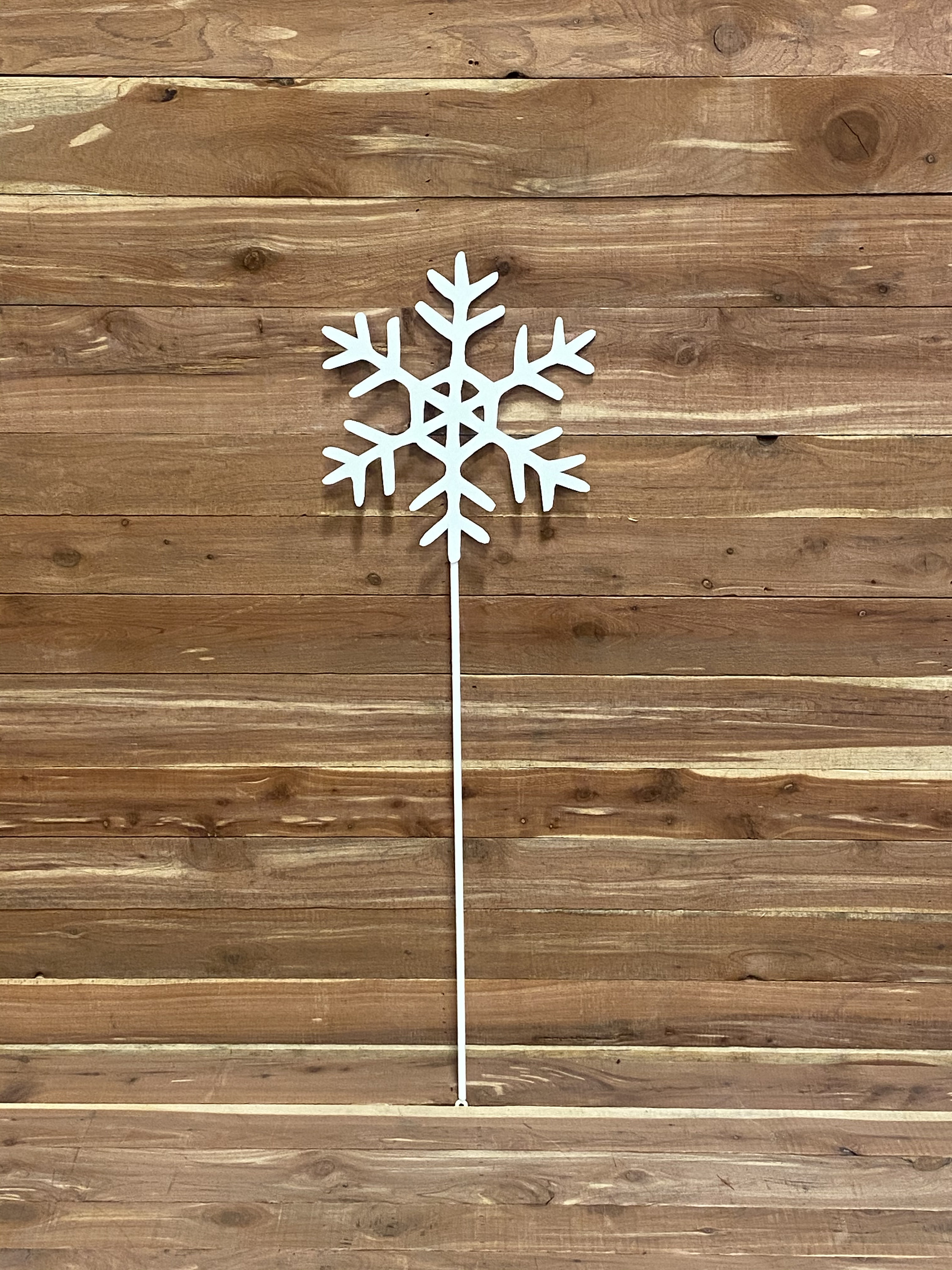 Snow Flake Metal Snowflake Holiday Decoration Yard Art - Etsy