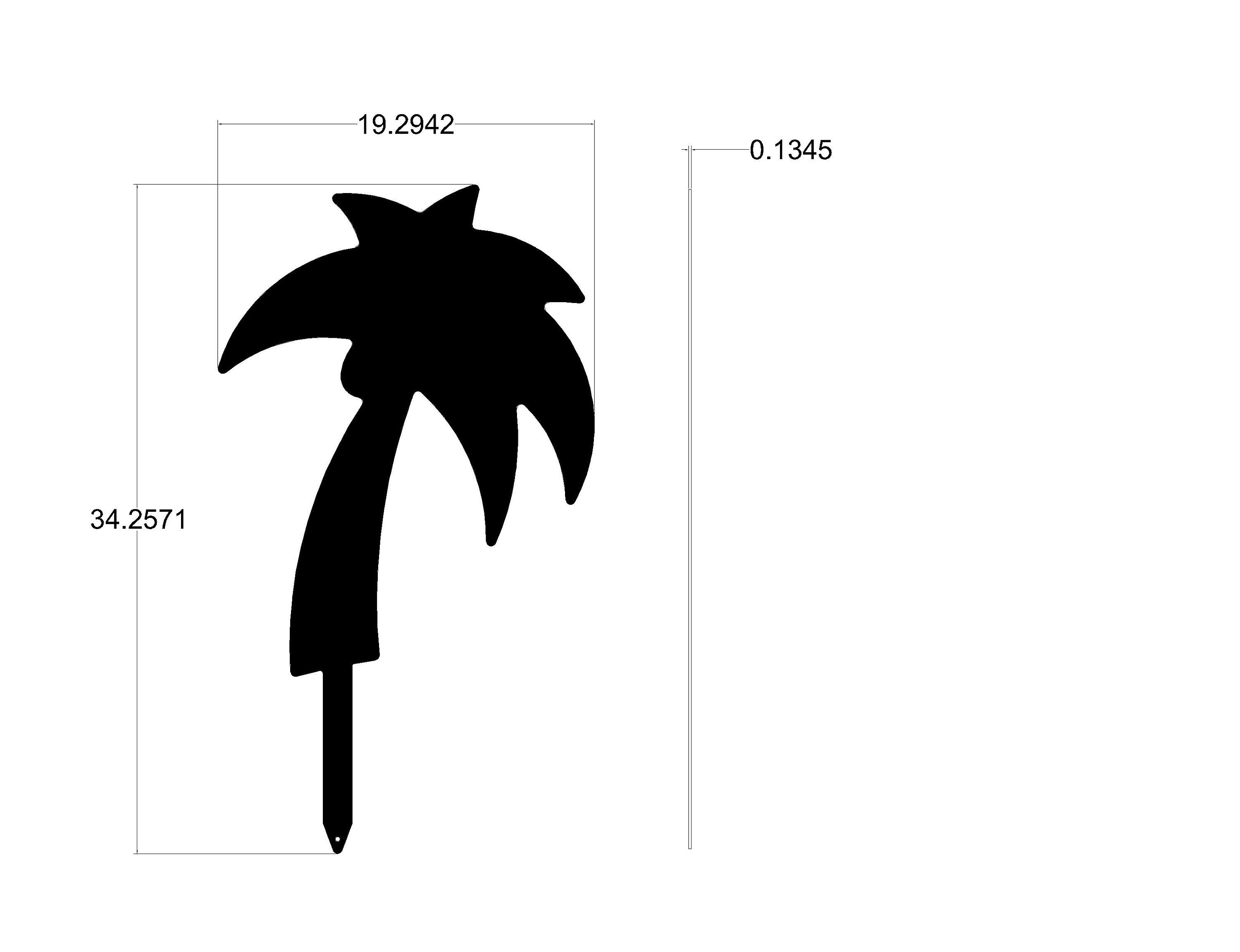 Metal Palm Tree Palm Tree Yard Art Yard Decoration Palm - Etsy