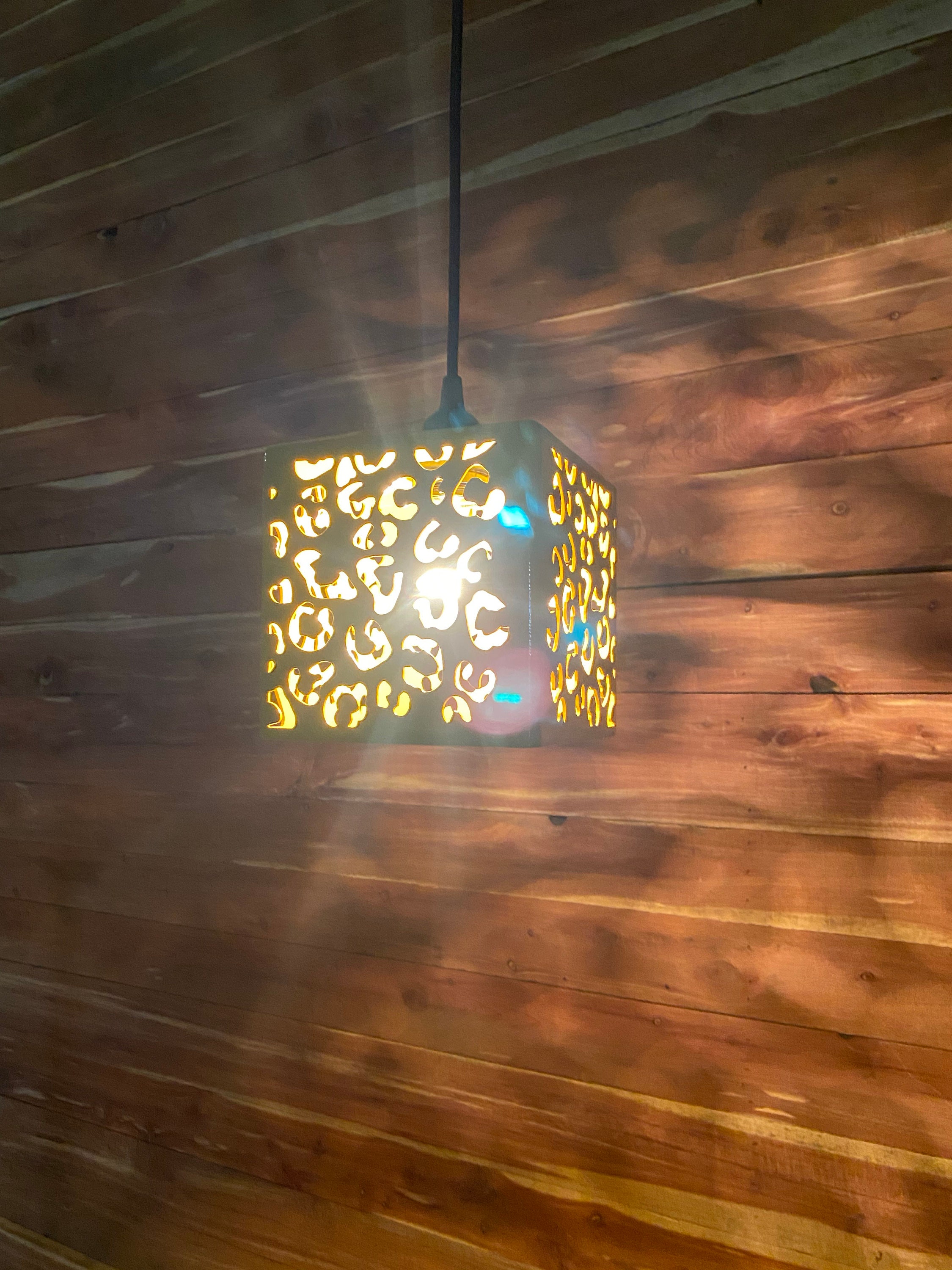 Cheetah Lamp, Hanging Lamp, Lamp Shade, Designer Lamp Shade, Light, Art ...
