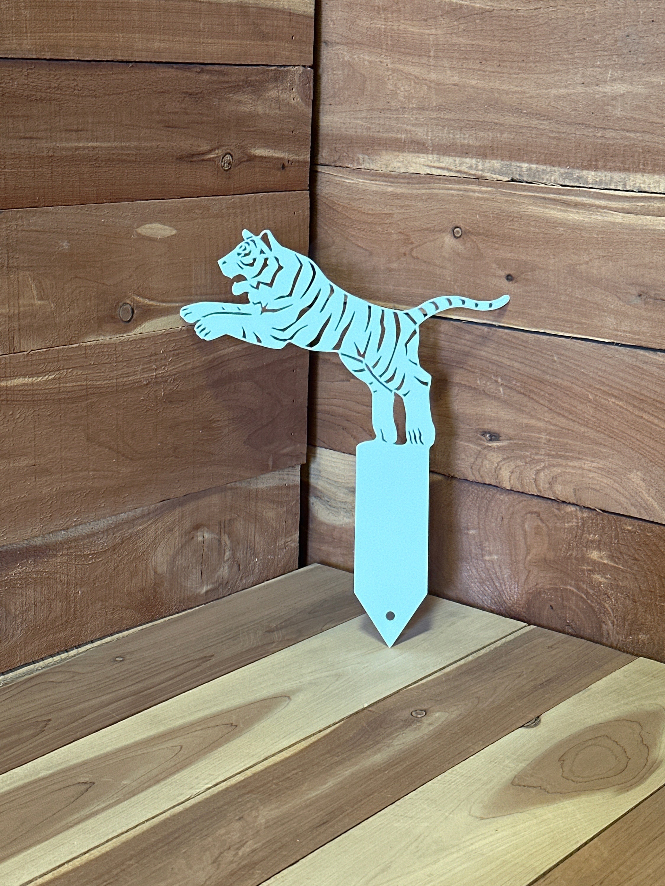 12'' Tiger Yard Stake Big Cat Lawn Ornament - Etsy