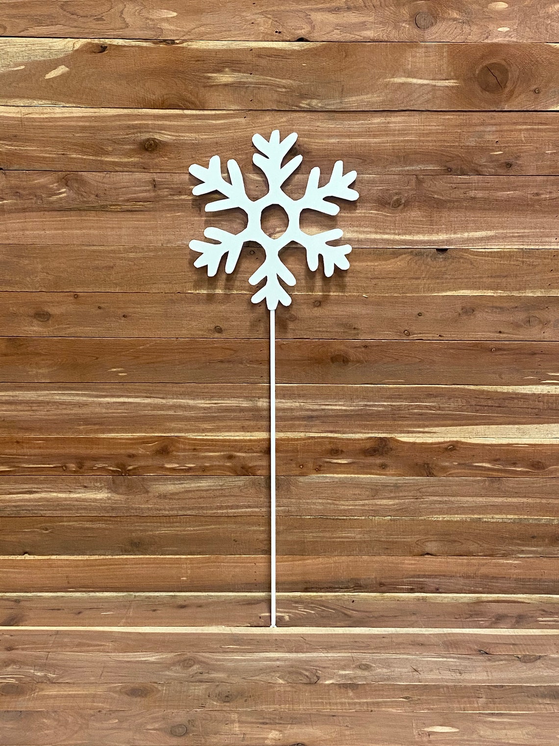 Snow Flake / Metal Snowflake / Holiday Decoration / Yard Art / Staked ...