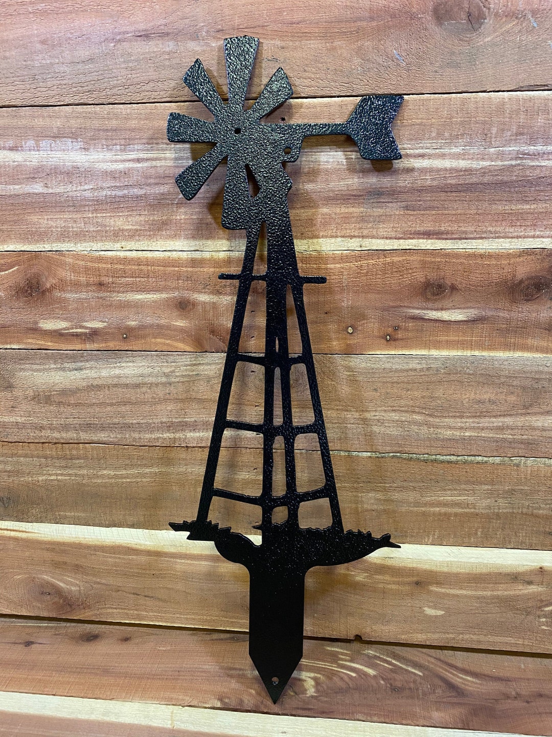 Windmill Garden Decoration Metal Windmill Steel - Etsy