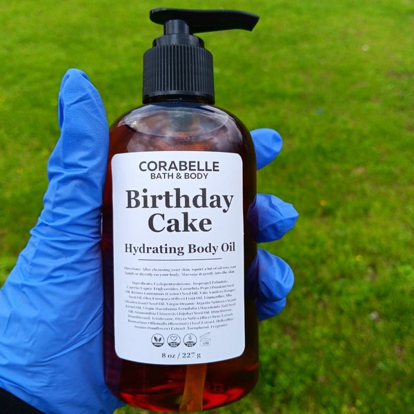 Birthday Cake Body Oil - Etsy