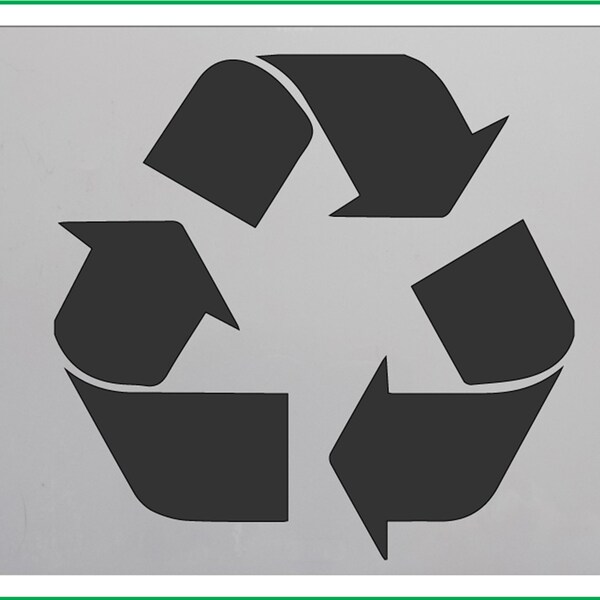 Recycle Logo Stencil - Etsy