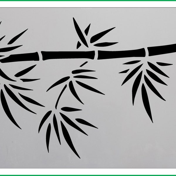 Bamboo Stencil - Etsy