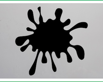 Paint Splash Stencil | Etsy