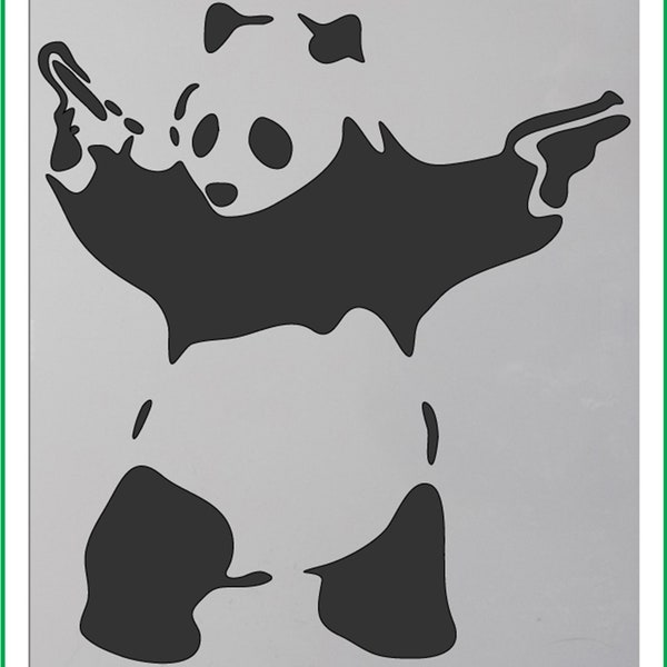 Banksy Panda - Etsy