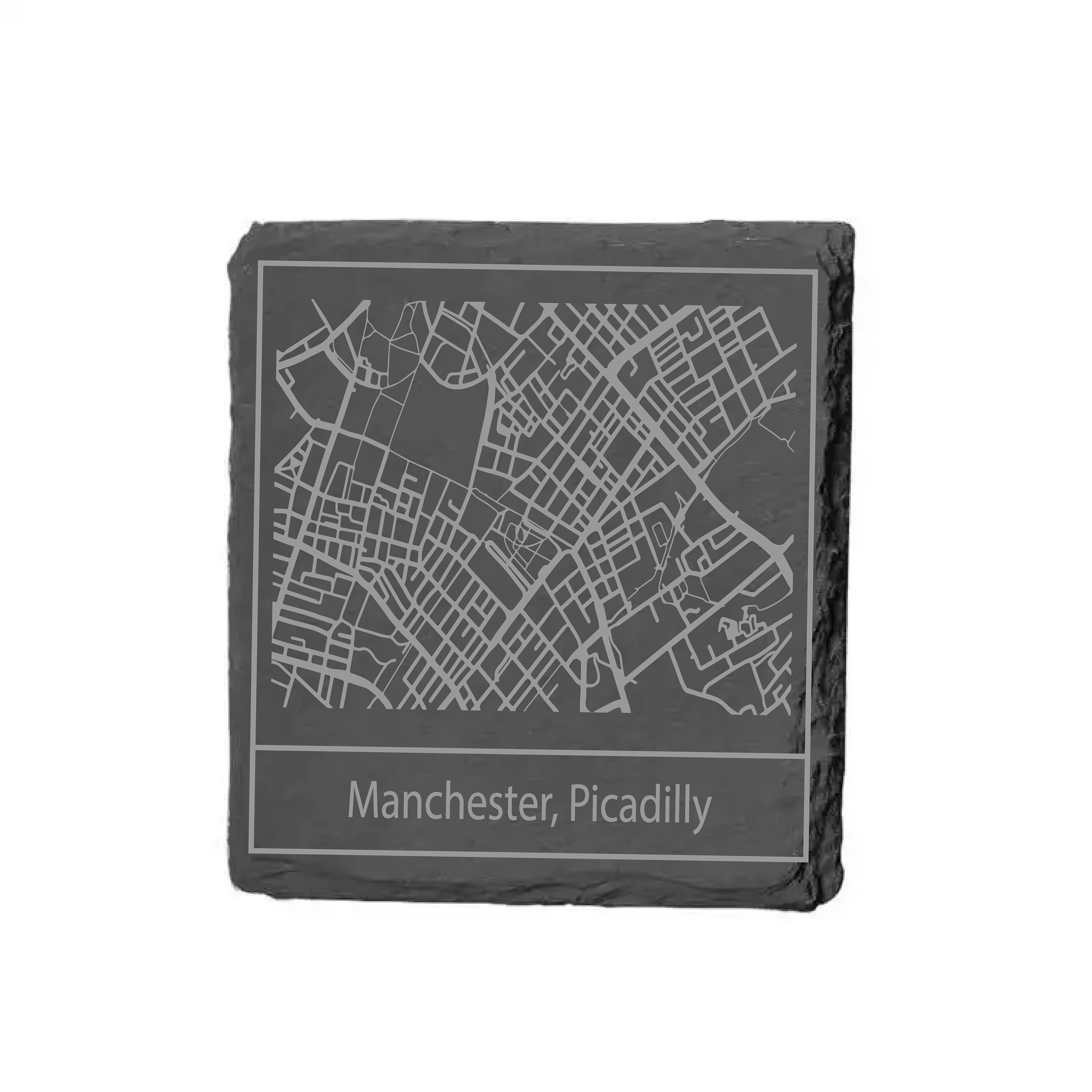 Custom Slate Map of a Location Personalised Where We Met, Special ...