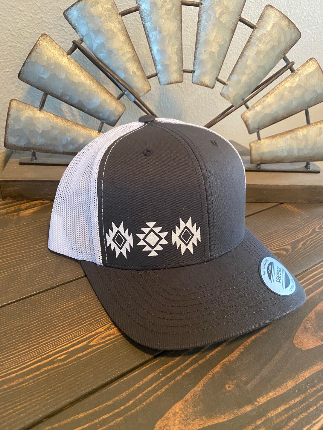 Aztec Western Trucker Hat,western Hat, Western Trucker Hat,aztec ...