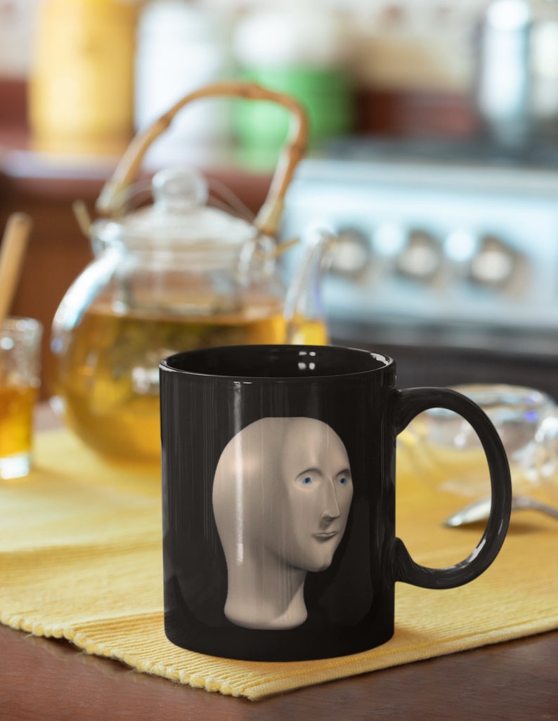 Ceramic Coffee Mug, Meme Art Tea Cup, Gift for Women and Men, 11oz Hot ...