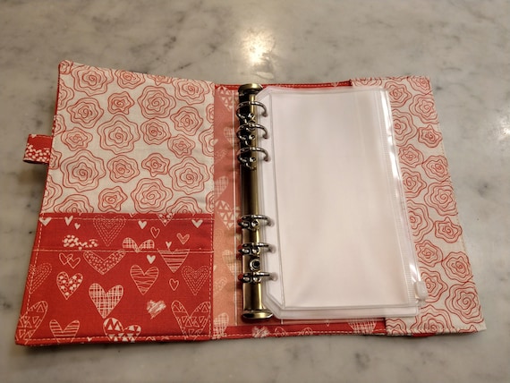 Paper, Party & Kids One Fish Two Fish A6 6 ring binder with handmade ...