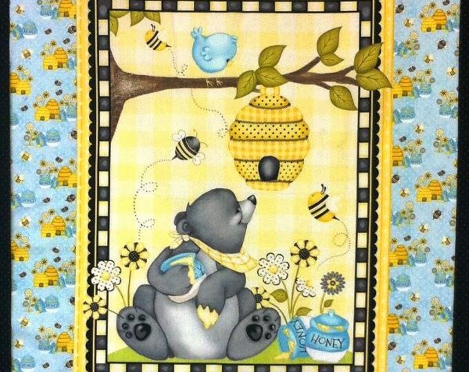 Honey Bee Mine Fabric Panel by Henry Glass - Etsy