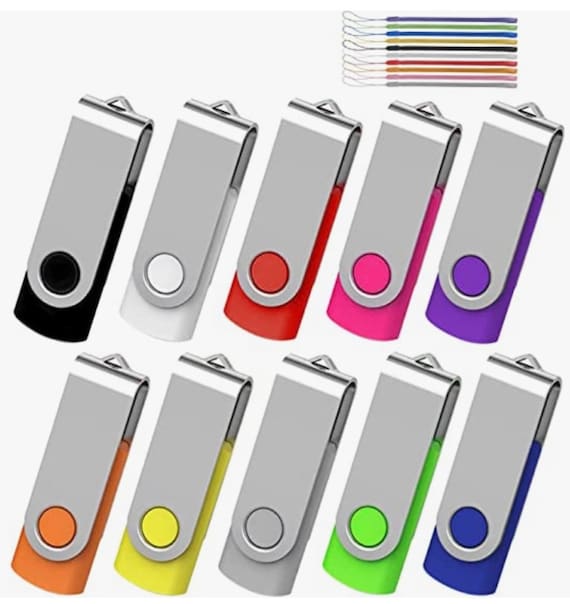 2GB Thumb Drive Multi Colors - Etsy