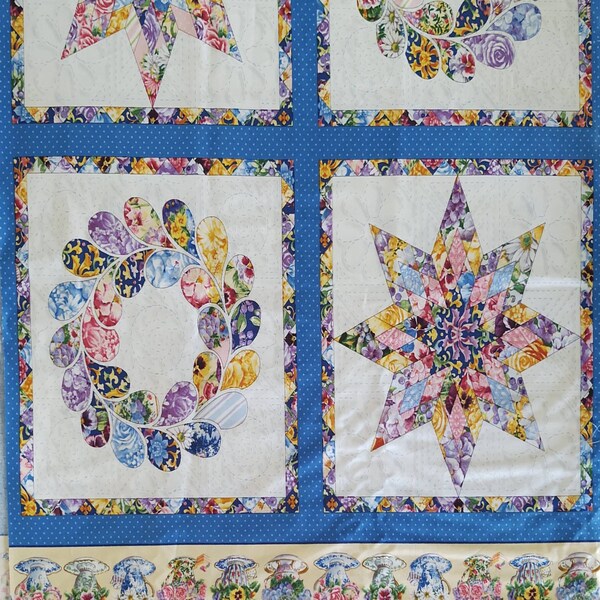 Flower Quilt Block - Etsy