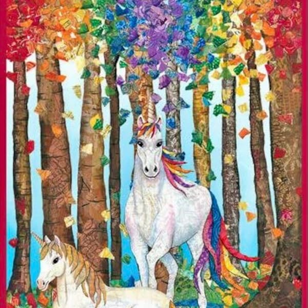 Unicorn Fabric Panel - Etsy