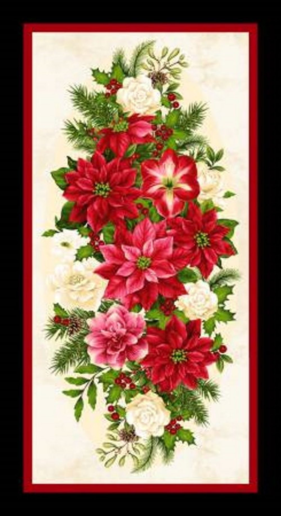 Winter Garden Panel - Beautiful - Etsy