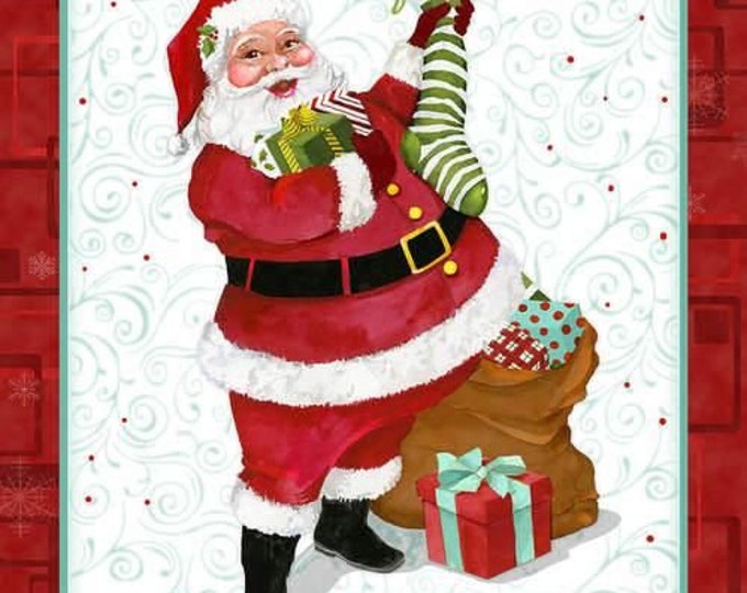 Santa Apron Sew N Go Craft Panel so Cute - Etsy