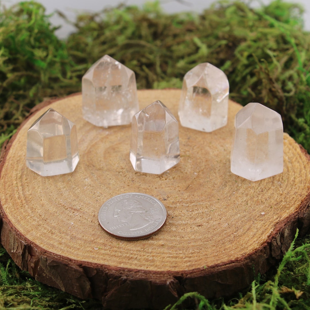 Clear Quartz Mini Towers - Etsy