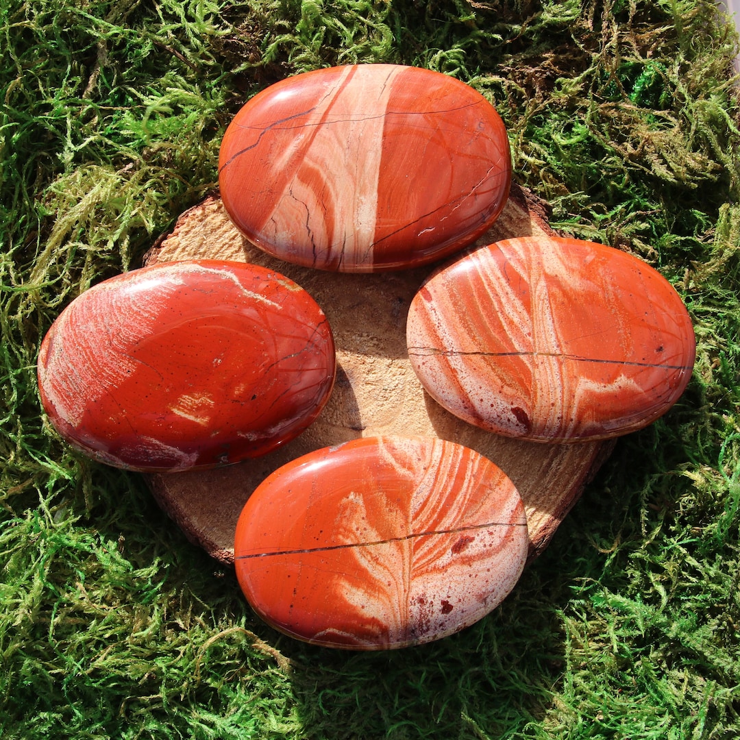Banded Red Jasper Soap or Palm Stone A-D* - Etsy