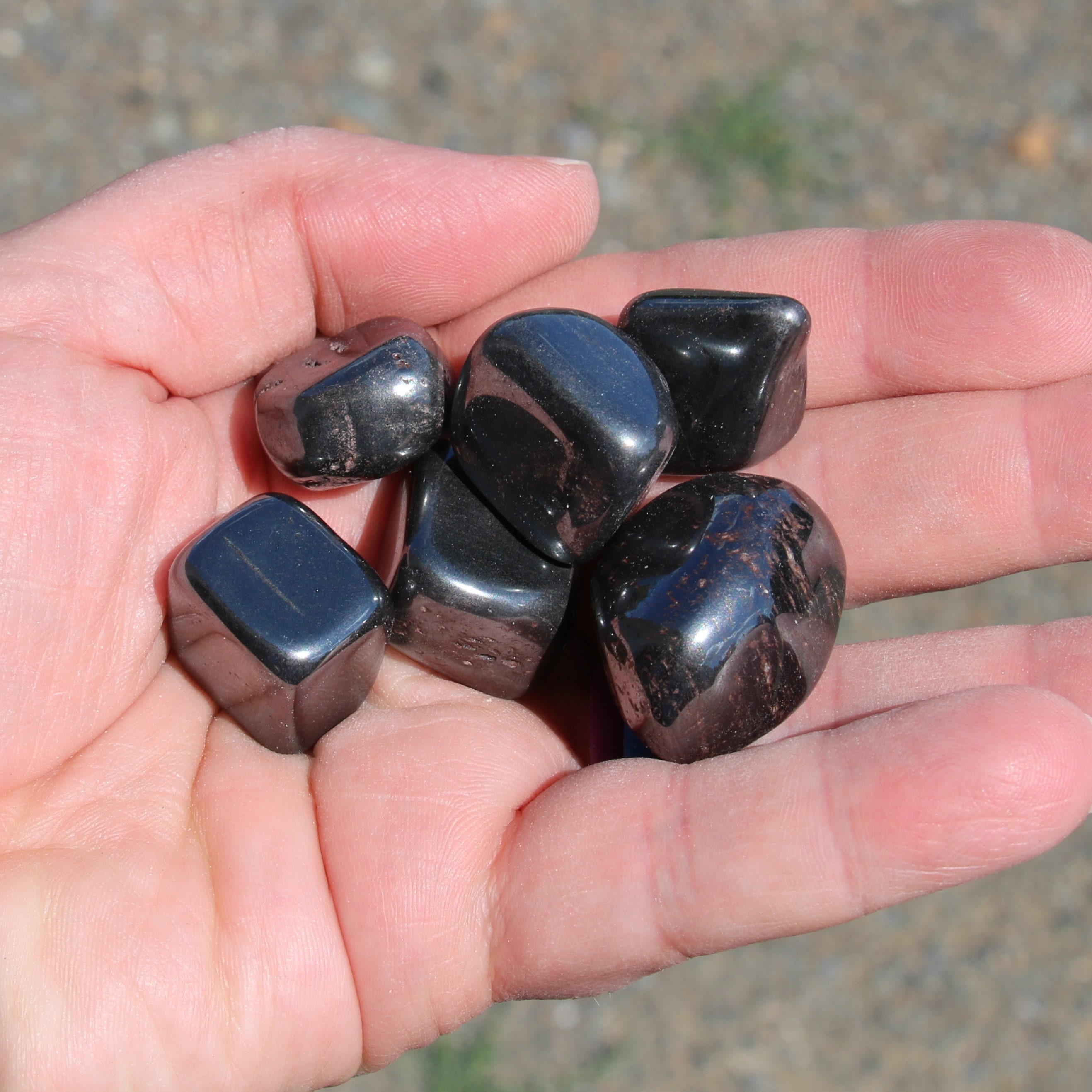 Hematite Medium Tumbled - Etsy