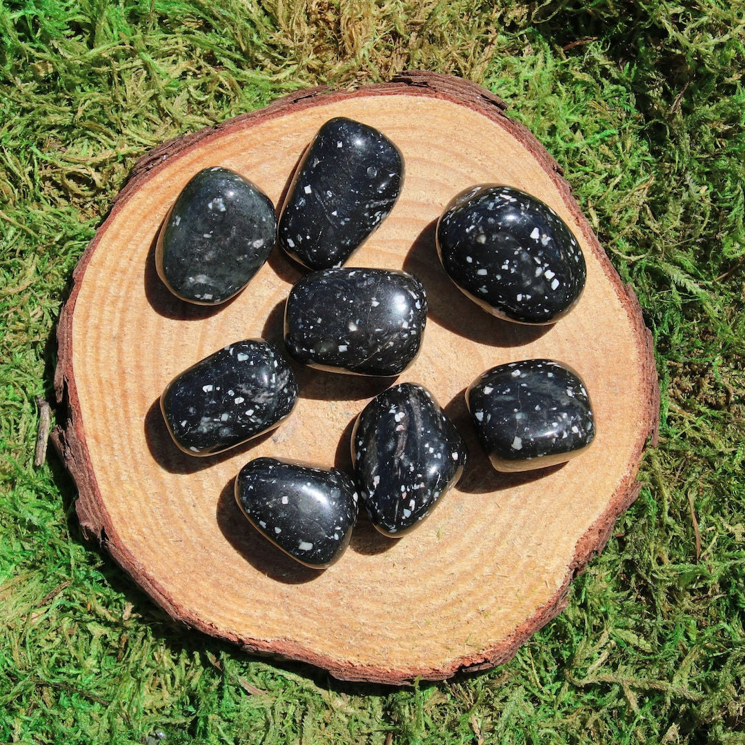 Black Chert Tumbled - Etsy