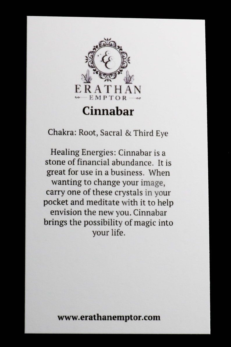 Cinnabar Raw Nevada A-D - Etsy