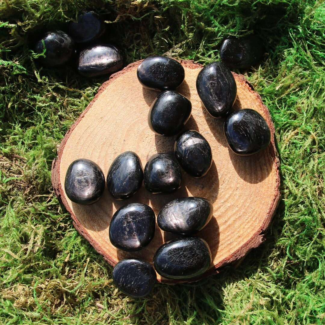 Hypersthene Tumbled Medium - Etsy