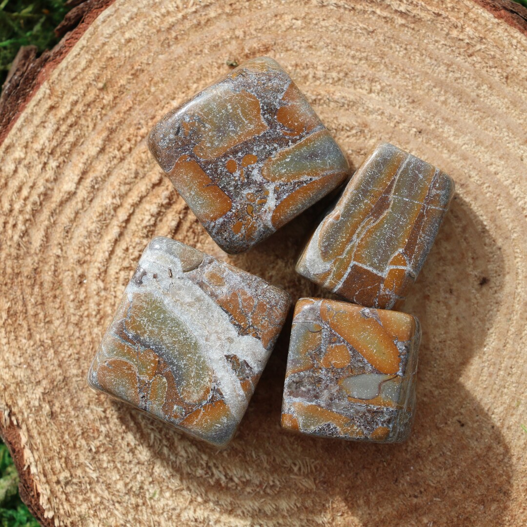 Bamboo Jasper Tumbled - Etsy