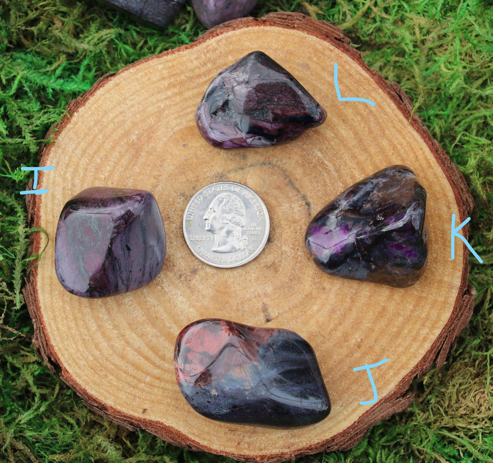 Sugilite Large Tumbled A-P - Etsy