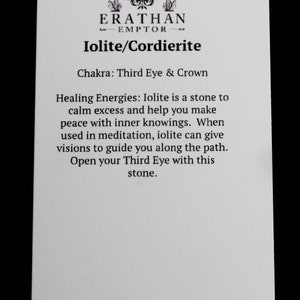 Iolite Aka Cordierite Tumbled - Etsy