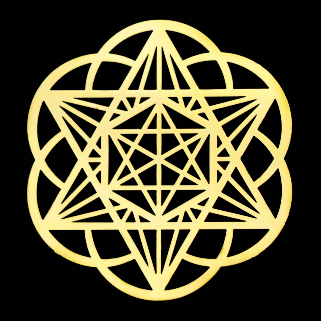 3 Merkaba Star Healing Gold Grid - Etsy