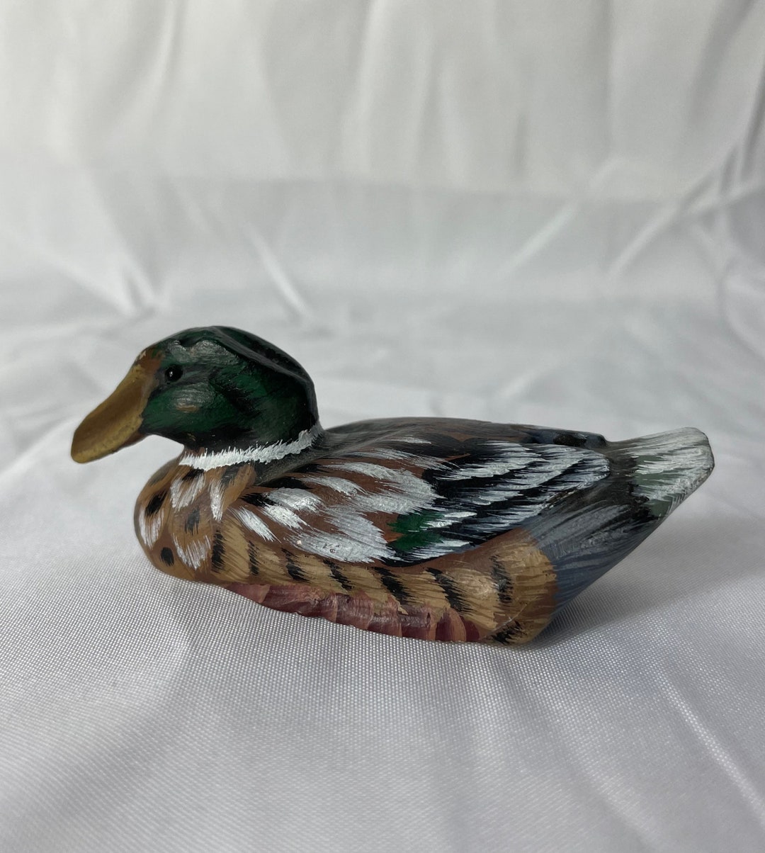 Vintage Small Wooden Carved Mallard Duck Decoy China 7cms Long - Etsy