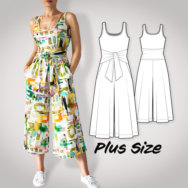 Plus Size Jumpsuit - Etsy