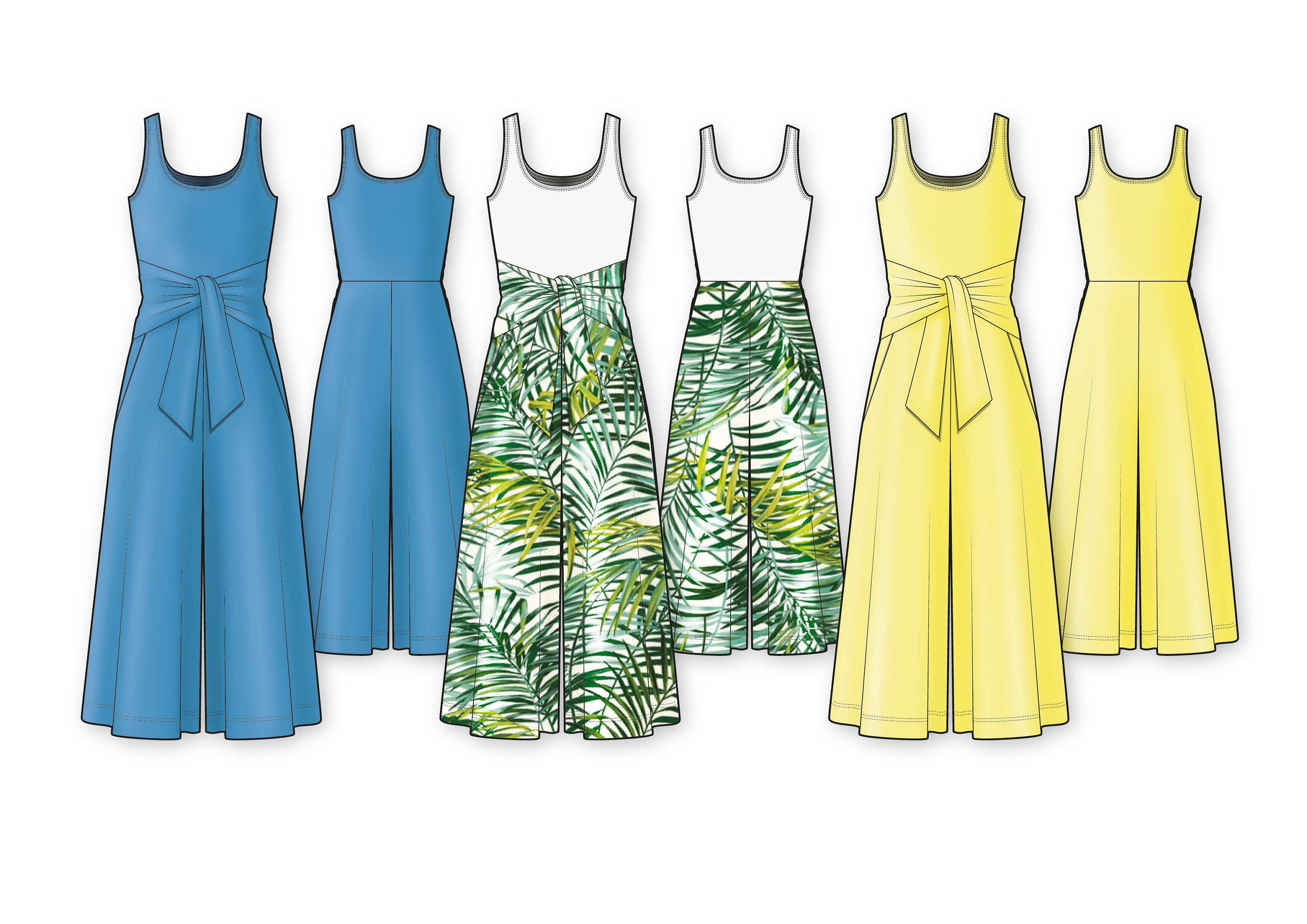 Sewing Pattern | Overall Jumpsuit Sophie | E-book | Size XXS-XL | Pdf ...