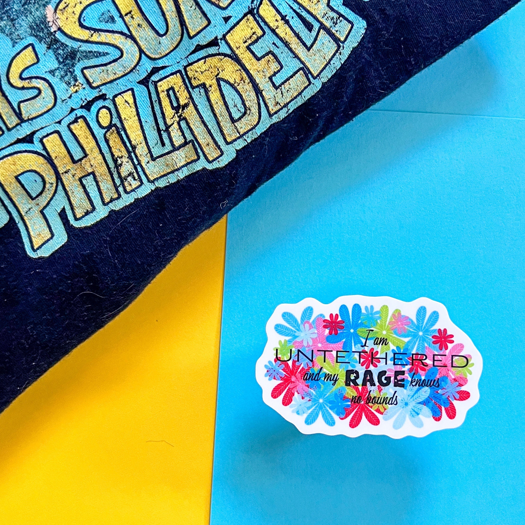 UNTETHERED RAGE Sticker It's Always Sunny in Philadelphia | Etsy