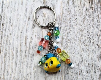 Flounder Keychain - Etsy