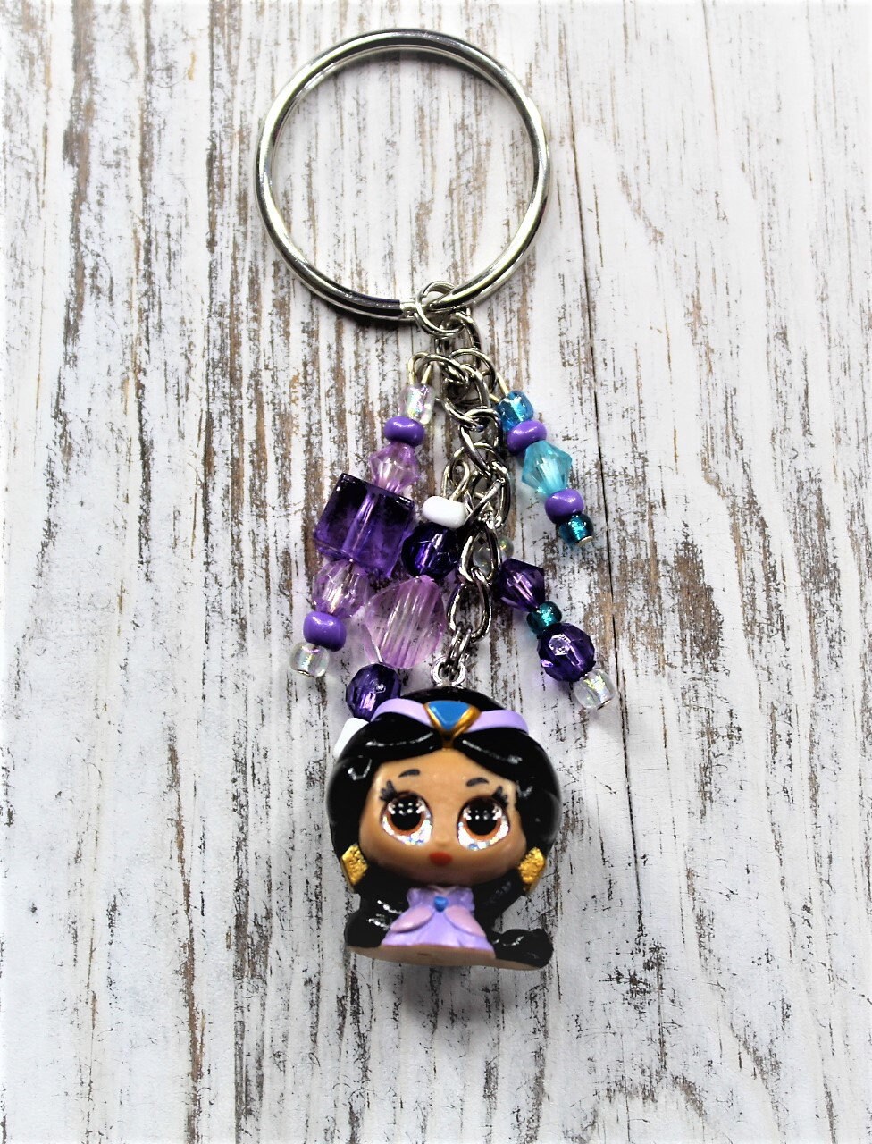 Disney Key Chain Jasmine Key Chain Disney Doorable - Etsy