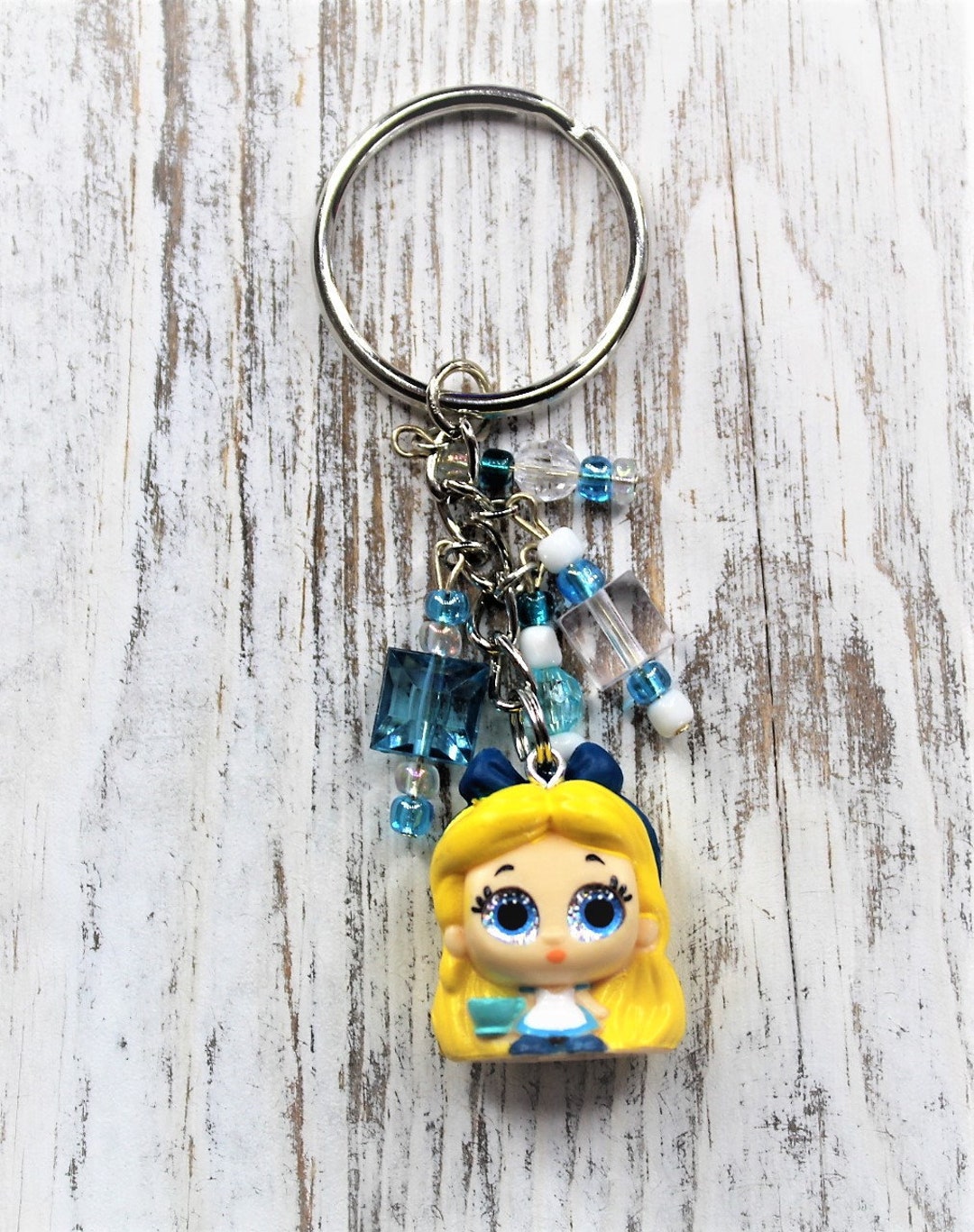 Disney Key Chain, Alice Key Chain, Disney Doorable, - Etsy