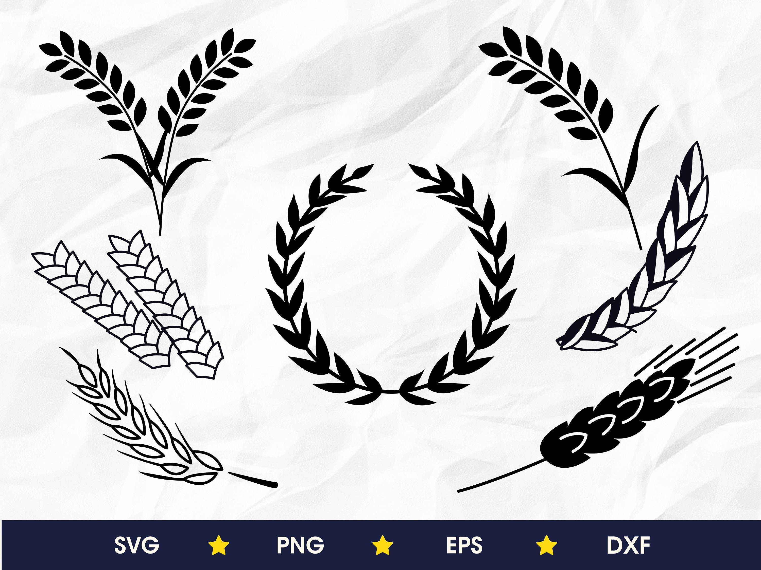 Wheat Svg Grain Svg Wheat Wreath Svg Wheat Boarder Svg Etsy | My XXX ...