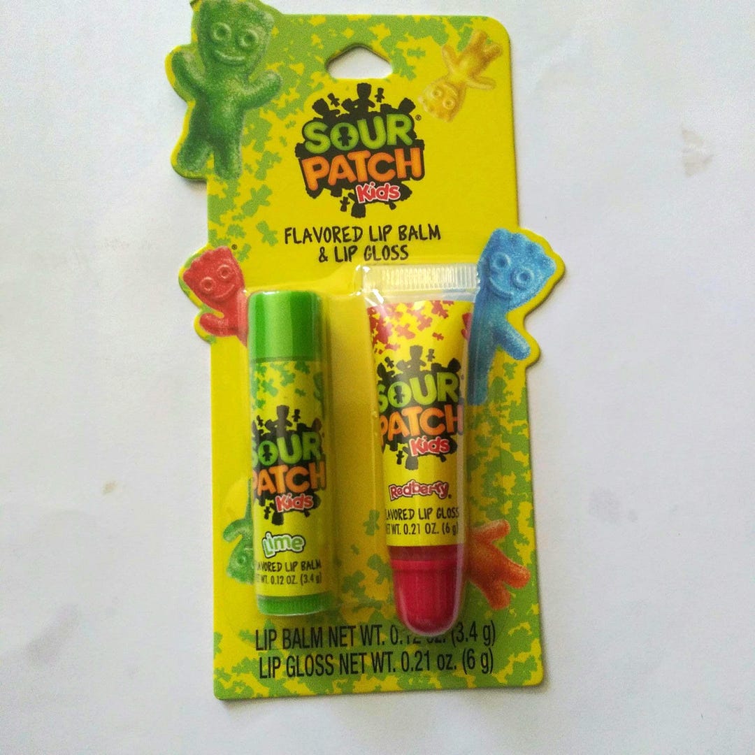 Sour Patch Kids Lipgloss & Chapstick Duo - Etsy
