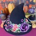 Flower Crown Witch Hat - Etsy