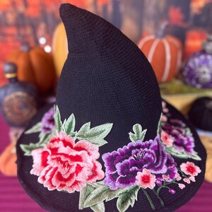 Flower Crown Witch Hat - Etsy