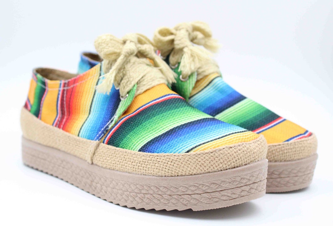 Jute Alparagata Sarape Shoes - Etsy