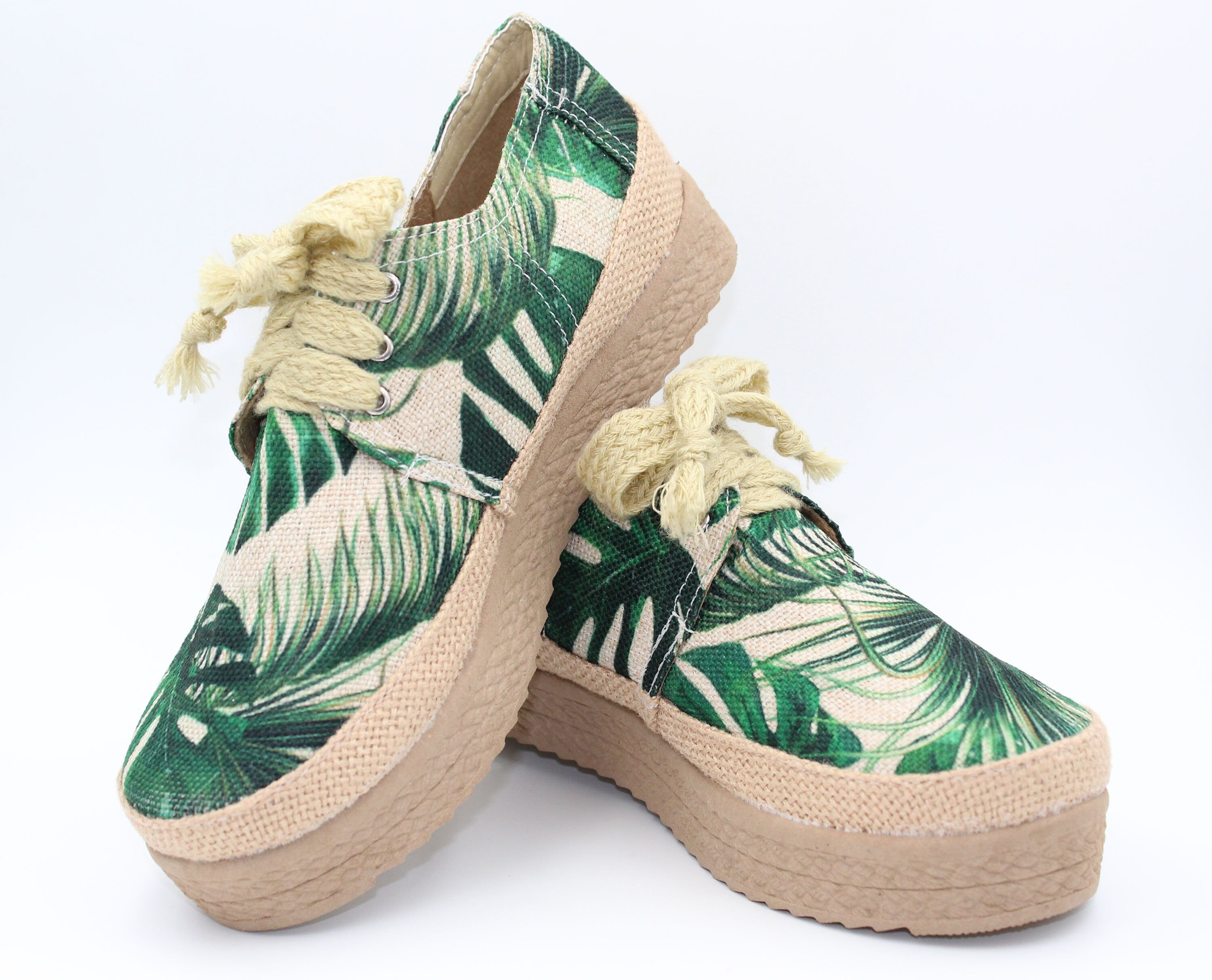 Jute Alparagata Palm Tree Shoes - Etsy