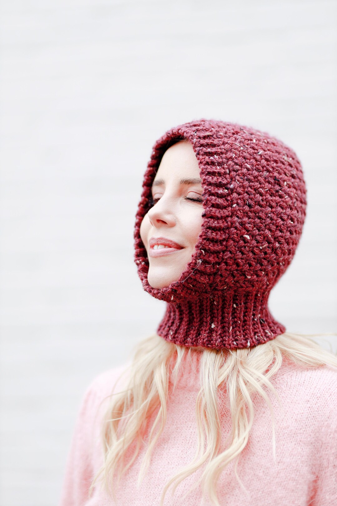 PDF Crochet Balaclava Pattern | Yara Crochet Hood Pattern | Step by ...
